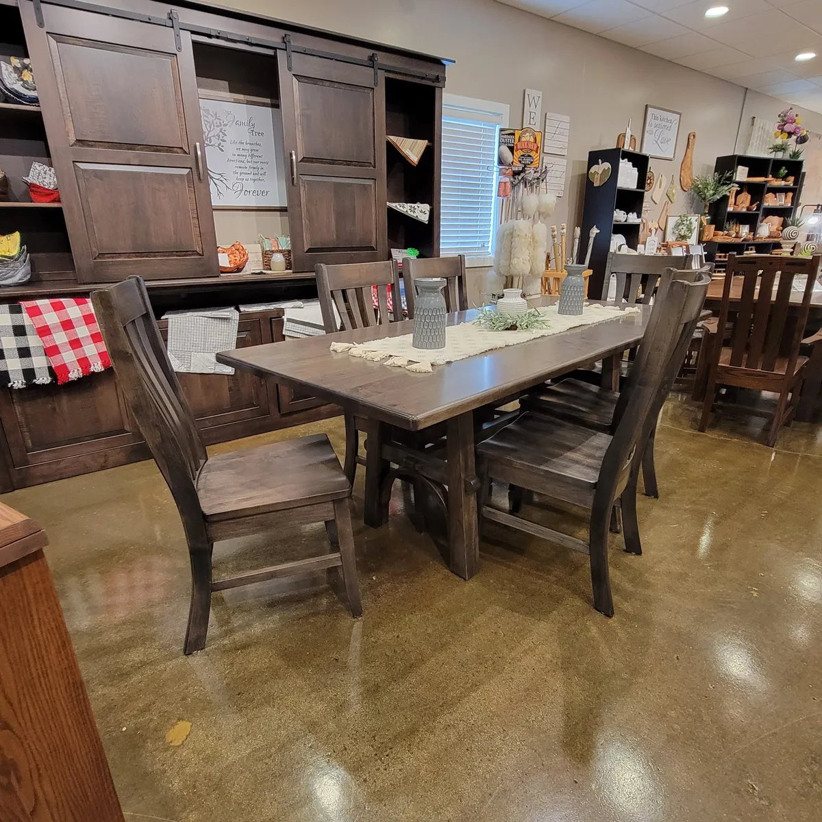 Eastwood Solid Top Trestle Table